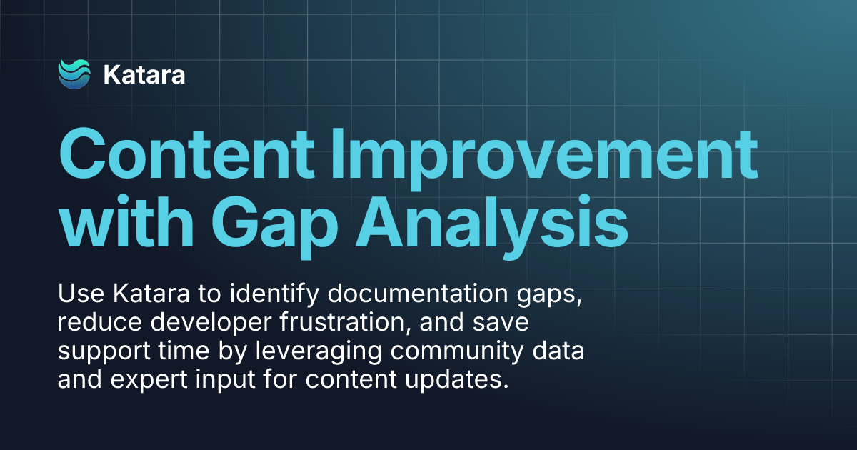 Content Improvement with Gap Analysis | Katara