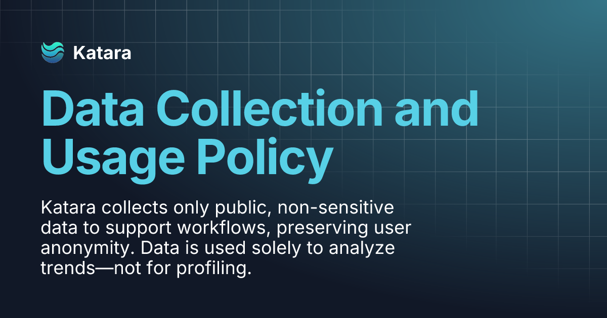 Data Collection and Usage Policy | Katara