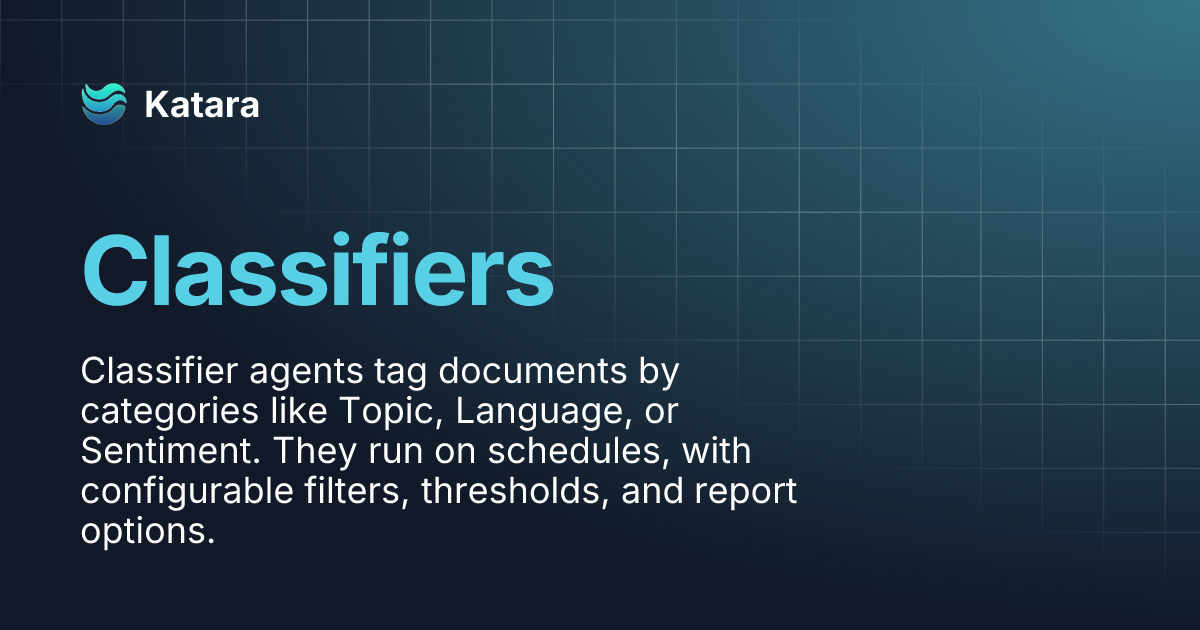 Classifiers | Katara